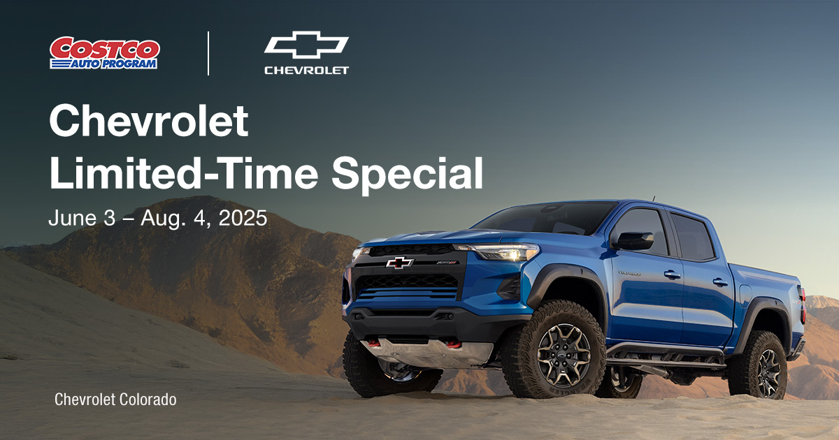 Chevy Silverado EV Costco Member-Only Incentive | Costco Auto Program