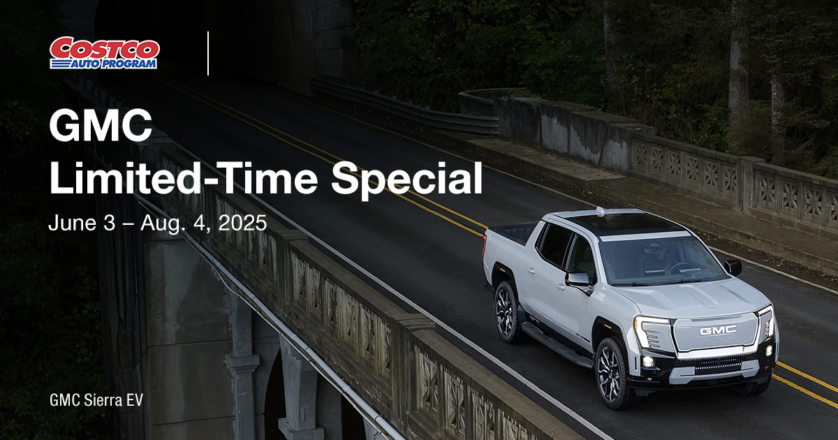 GMC Limited-Time Special | Costco Auto Program