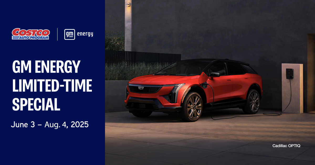 15% off GM Energy EV Chargers | Costco Auto Program